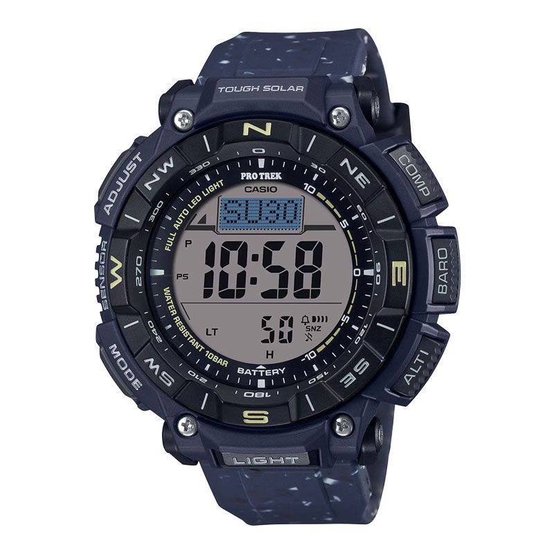 Casio Pro Trek PRG-340SC-2 PRG-340SC-2DR Climber Line Tough Solar ...