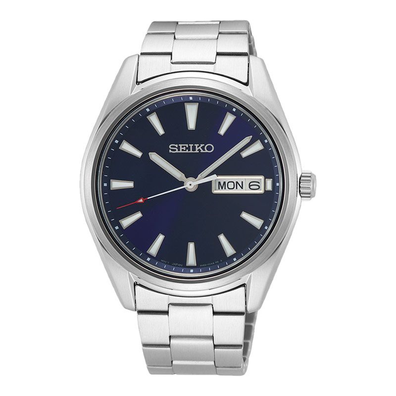 Seiko Classic SUR341 SUR341P1 Blue Dial Stainless Steel Strap ...