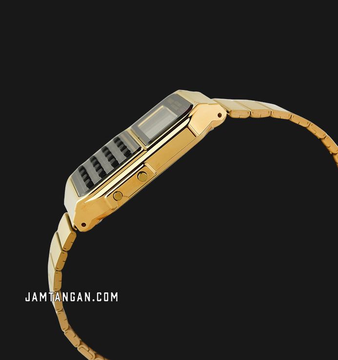 Casio General CA-500WEG-1ADF Vintage Calculator Digital Dial Gold ...