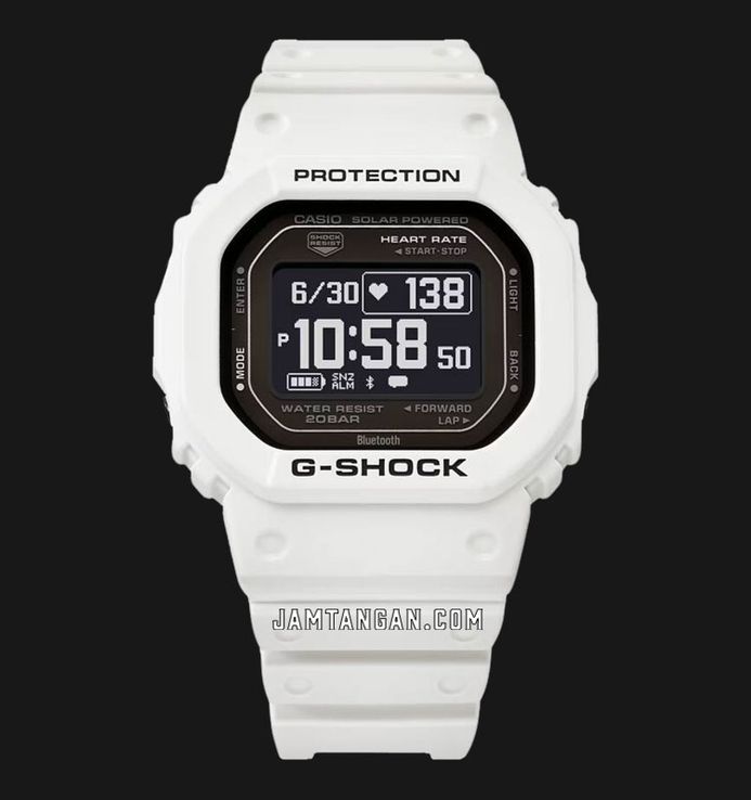 Casio G-Shock DW-H5600-7 DW-H5600-7DR Smartwatch G-Squad Heart Monitor ...
