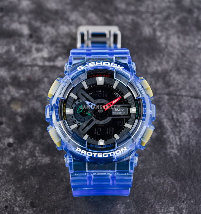 Casio G-Shock GA-110JT-2ADR Retrofuture With A Translucent Digital ...