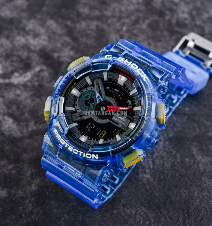 Casio G-Shock GA-110JT-2ADR Retrofuture With A Translucent Digital ...