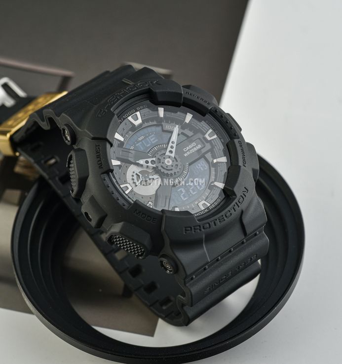 Casio G-Shock GA-114RE-1ADR 40th Anniversary REMASTER BLACK Resin Band Limited Edition ...