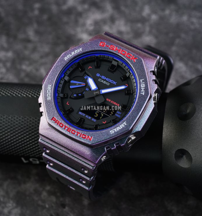 Casio G-Shock GA-2100AH-6ADR CasiOak Aim High Polarised Colour ...