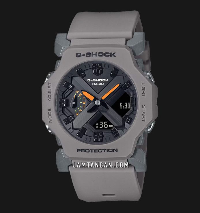 Casio G-Shock GA-2300-8ADR Digital Analog Dial Grey Resin Band | Jamtangan.com