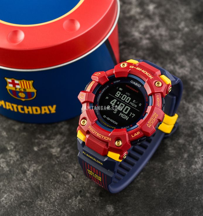 Casio G-Shock X FC Barcelona Matchday GBD-100BAR-4DR Digital Dial Dual ...