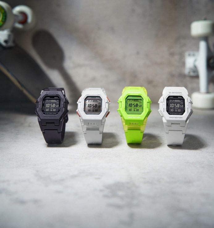 Casio G-Shock GD-B500S-8DR Compact White Transparent Resin Band With ...