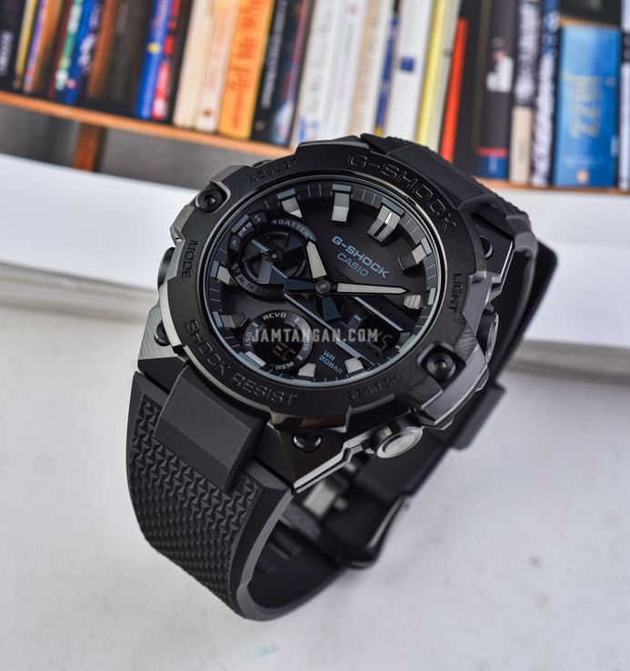 Casio G-Shock GST-B400BB-1A GST-B400BB-1ADR Black On Black G-Steel ...