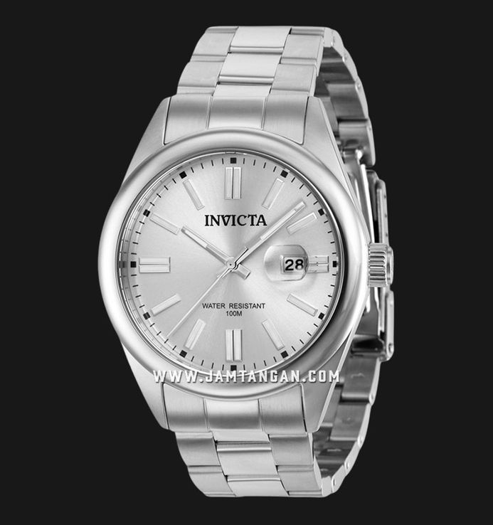 INVICTA Pro Diver 38455 Zager Exclusive Men Silver Dial Stainless Steel ...
