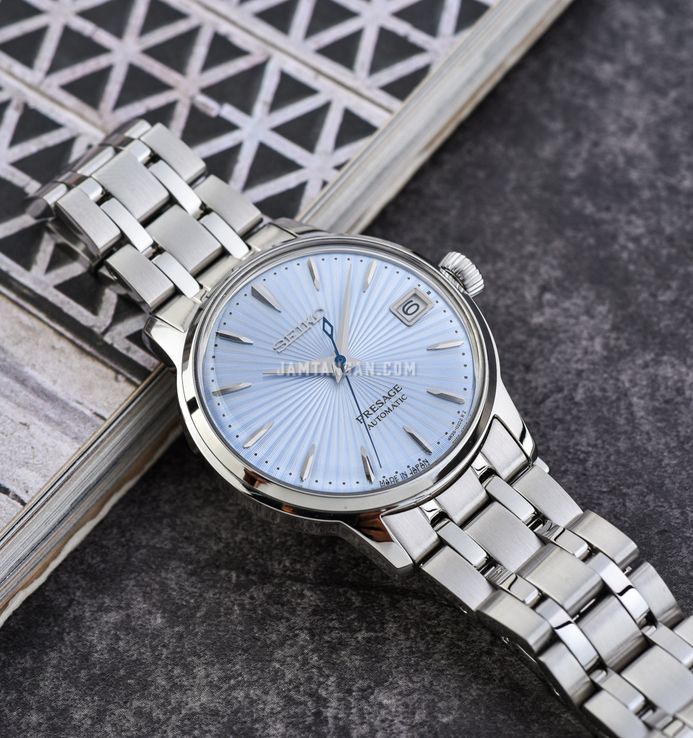 Seiko Presage SRP841 SRP841J1 Sky Diving Automatic Light Blue Dial ...