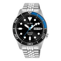 Alba Mechanical AL4195X1 Men Batman Black Dial Stainless Steel Strap ...