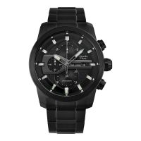 Alexandre Christie Chronograph AC 6562 MC BIPBASL Men Black Dial Black ...