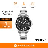 Alexandre Christie AC 6686 MD BTBBA Men Black Dial Stainless Steel ...