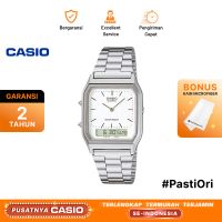 Casio General AQ-230A-7DMQ Digital Analog Dial Stainless Steel Band ...