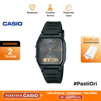 Casio General AW-48HE-8A AW-48HE-8AVDF Digital Analog Dial Black Rubber ...
