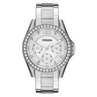 Fossil Riley ES3202 Silver Dial Stainless Steel Strap | JAMTANGAN.COM