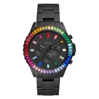Fossil LE1085 The Garrett Chronograph Limited Edition Mens Black Dial ...
