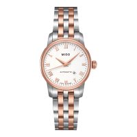 MIDO Baroncelli M7600.9.N6.1 Automatic White Dial Dual Tone Stainless ...