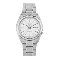 Seiko 5 SNKL41 SNKL41K1 Automatic Men White Dial Stainless Steel Strap ...