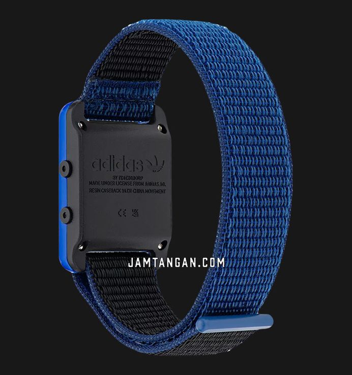 Adidas Retro Pop AOST23066 Digital Dial Dual Tone Fabric Strap ...