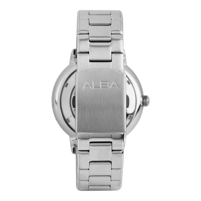 Alba Mechanical A9A005X1 Automatic Men Open Heart Dark Blue Dial ...