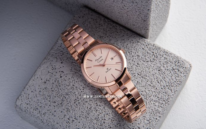 Alexandre Christie Primo Steel AC 1007 LD BRGLN Ladies Rose Gold Dial ...