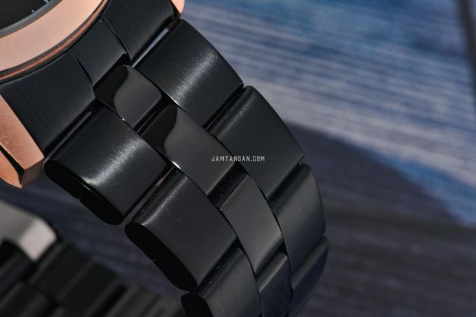 Alexandre Christie Primo Steel AC 1007 MD BBRBASL Men Black Dial Black ...