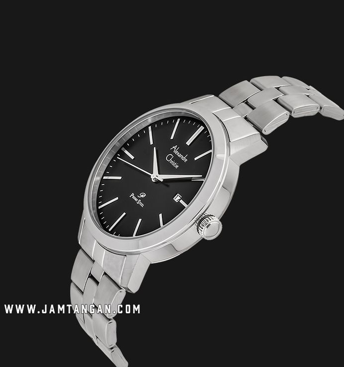 Alexandre Christie Primo Steel AC 1007 MD BSSBA Men Black Dial ...