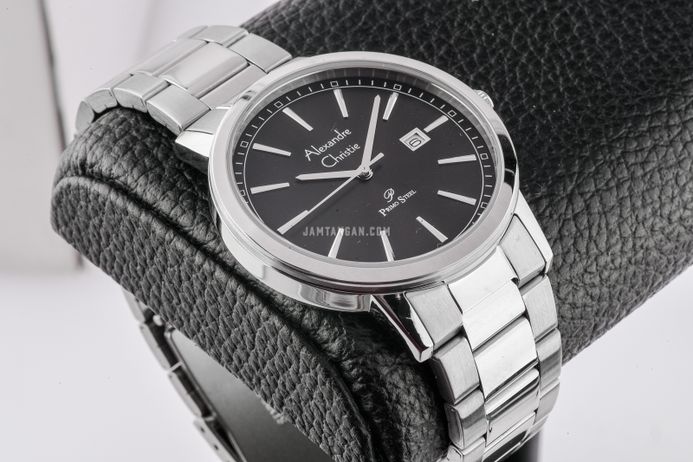 Alexandre Christie Primo Steel AC 1014 MD BSSBA Men Black Dial ...