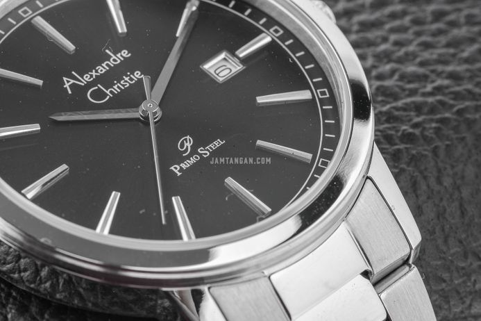 Alexandre Christie Primo Steel AC 1014 MD BSSBA Men Black Dial ...