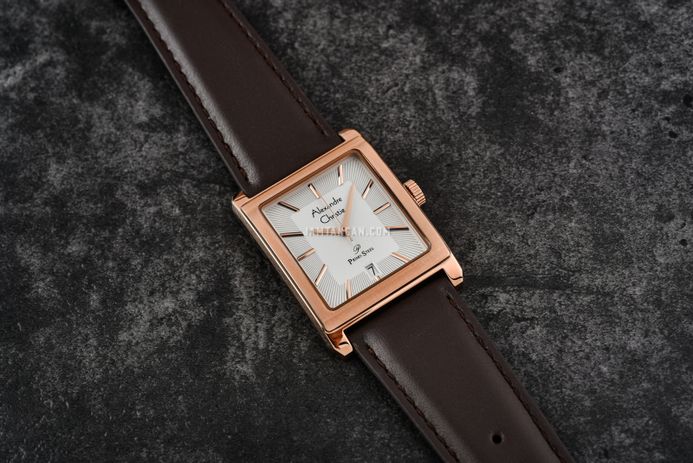 Alexandre Christie Primo Steel AC 1039 MDLRGSL Tank Men Silver Dial ...