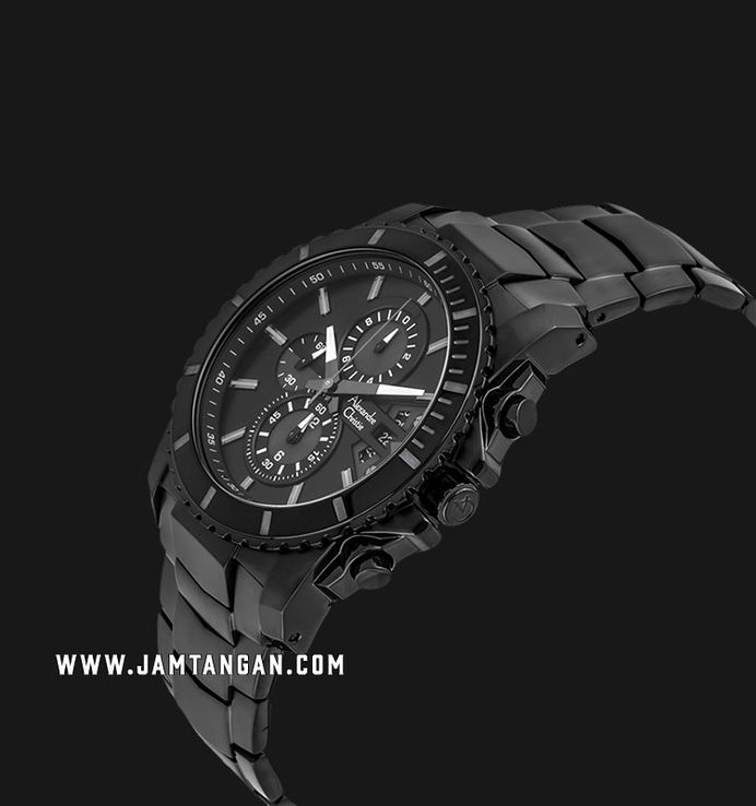 Alexandre Christie Chronograph AC 6455 MC BIPBA Men Black Dial Black ...