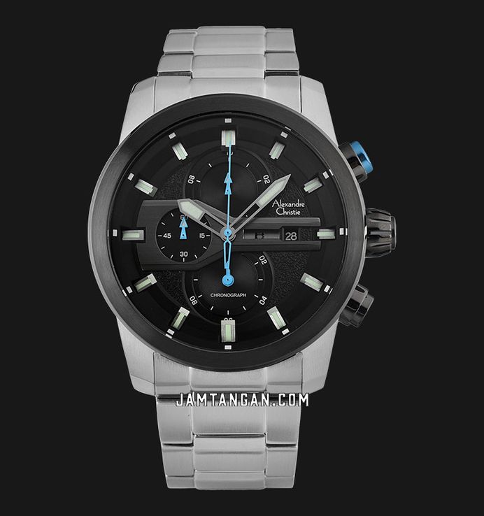 Alexandre Christie Chronograph AC 6562 MC BTEBABU Men Black Dial ...