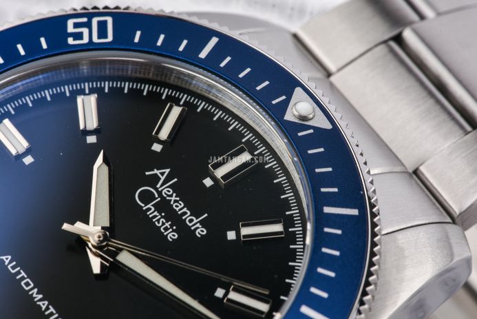 Alexandre Christie AC 6676 MA BSSBARE Men Automatic Black Dial ...