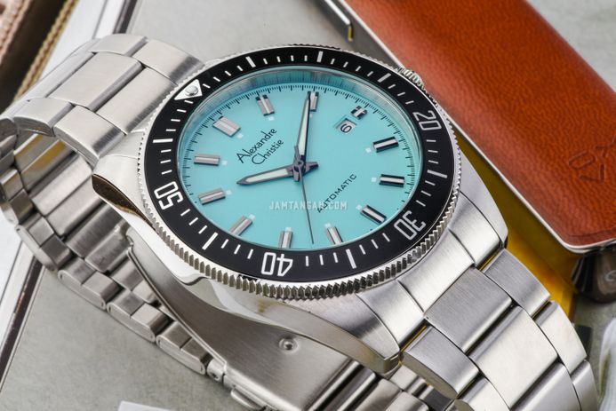 Alexandre Christie AC 6676 MA BSSLB Men Automatic Baby Blue Dial ...