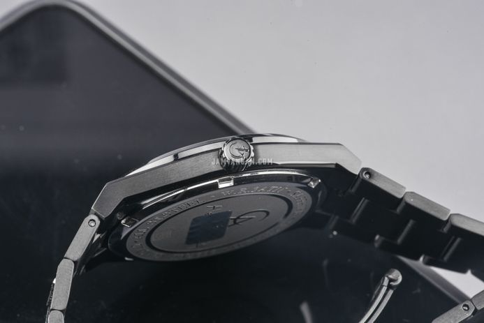 Alexandre Christie AC 8697 MD BIPBA Men Sapphire Black Dial Black ...