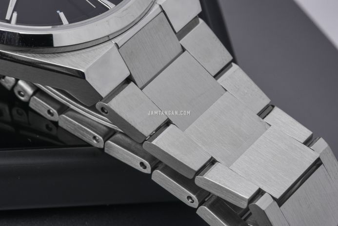 Alexandre Christie AC 8697 MD BSSBA Men Sapphire Black Dial Stainless ...