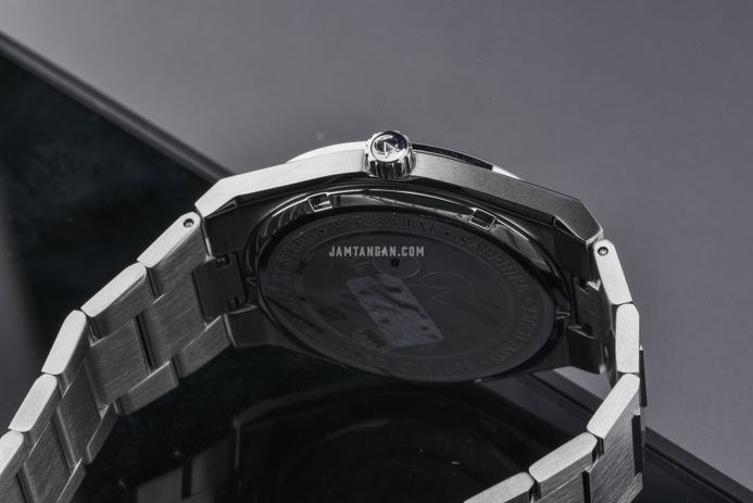 Alexandre Christie AC 8697 MD BSSBA Men Sapphire Black Dial Stainless ...