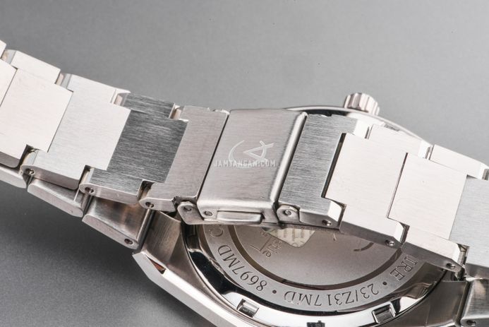 Alexandre Christie AC 8697 MD BSSOR Men Sapphire Orange Dial Stainless ...