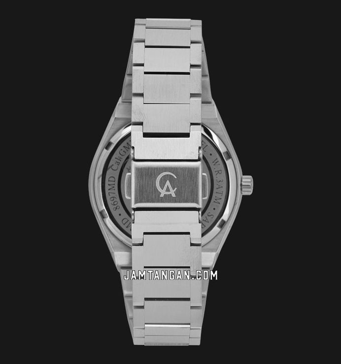 Alexandre Christie AC 8697 MD BTBBA Men Sapphire Black Dial Stainless ...