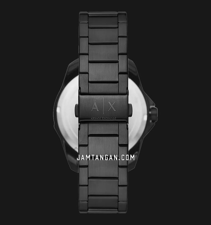 Armani Exchange AX1952 Men Black Wave Inspired Textured Dial Black ...