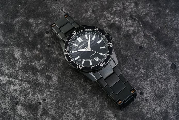Armani Exchange AX1952 Men Black Wave Inspired Textured Dial Black ...
