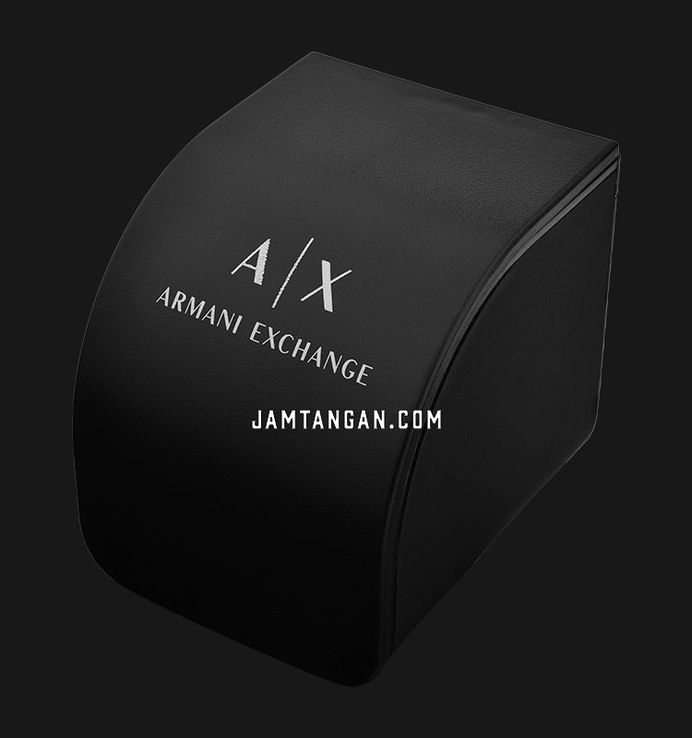 Armani Exchange AX2418 Automatic Men Skeleton Black Dial Black ...