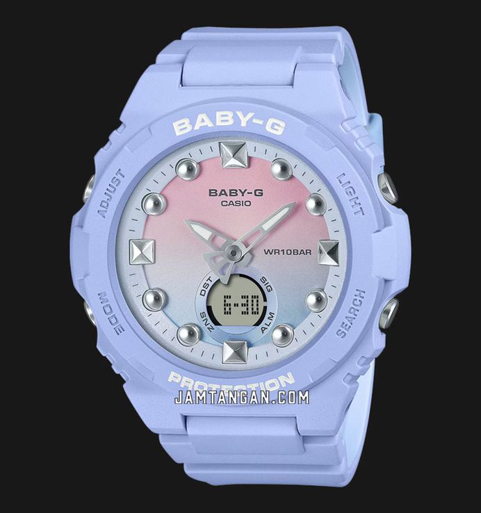 Casio Baby-G BGA-320-2A1 BGA-320-2A1DR Digital Analog Dual Tone Dial ...