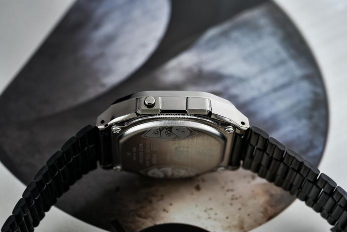 Casio General A168WEUC-1A A168WEUC-1ADR UNO Collaboration Digital Dial Stainless Steel Band ...