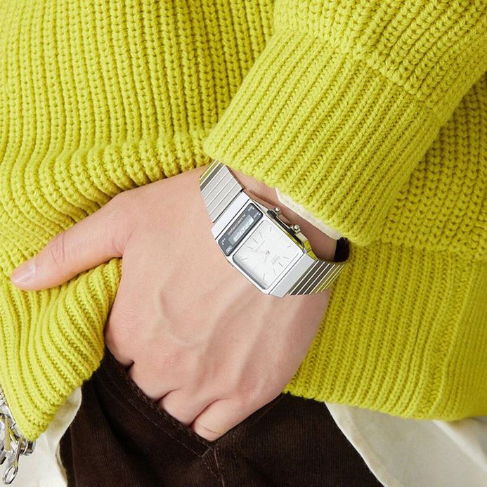 Casio General AQ-800E-7ADF Dual Tone Digital Analog Dial Stainless Steel Band | JAMTANGAN.COM