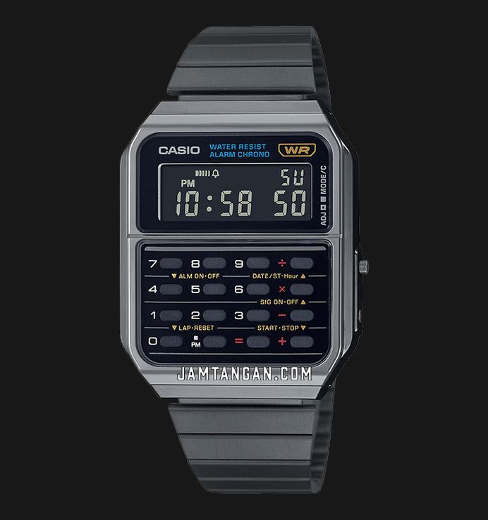 Casio General CA-500WEGG-1BDF Vintage Calculator Digital Dial Black ...