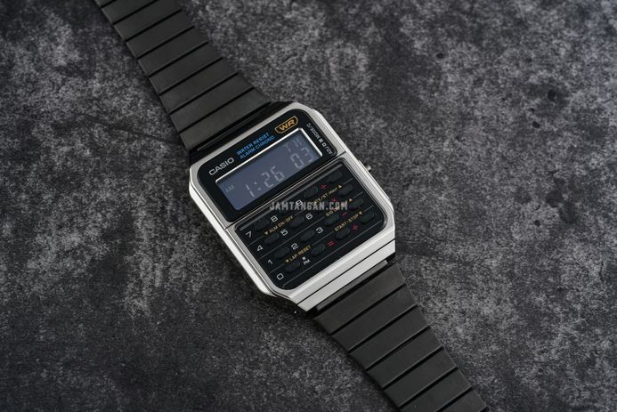 Casio General CA-500WEGG-1BDF Vintage Calculator Digital Dial Black ...