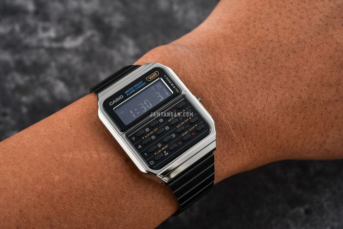 Casio General CA-500WEGG-1BDF Vintage Calculator Digital Dial Black ...