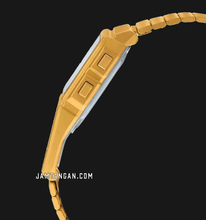 Casio General DBC-611G-1DF Digital Dial Gold Stainless Steel Strap ...